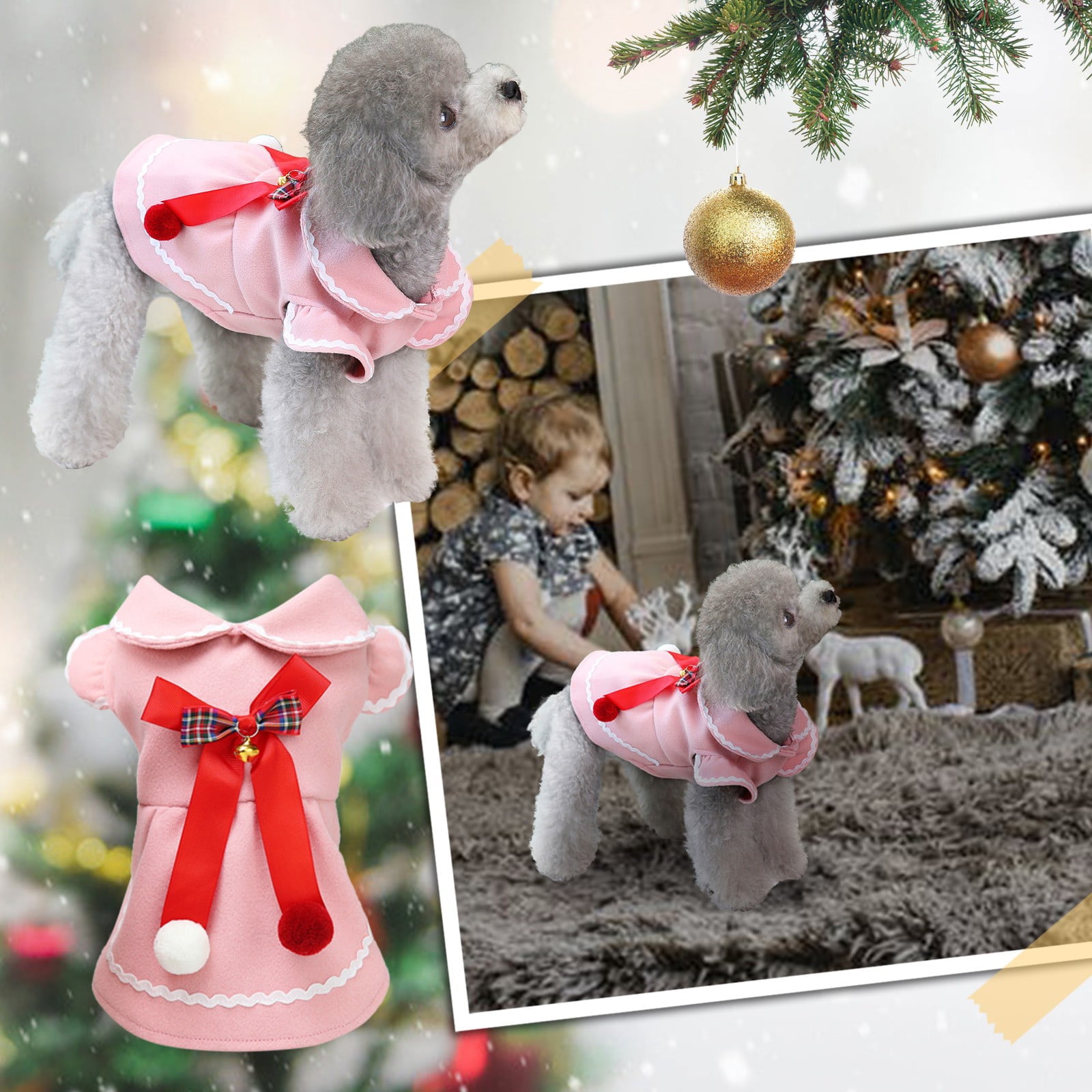 Festive Holiday Dog Sweater Cozy Pet Apparel for Christmas Celebration ...