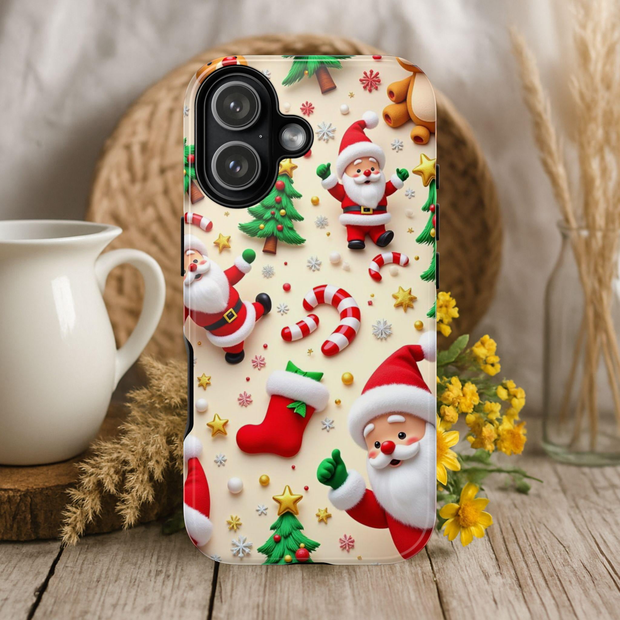 Festive Holiday Season Phone Case Winter Design iPhone 17 16 15 14 13 ...