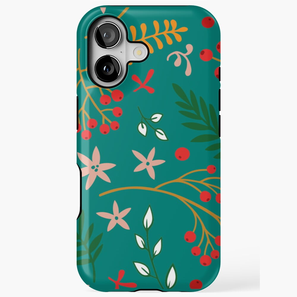 Festive Holiday Season Two Merry Bright Winter Cover with iPhone 17 ...