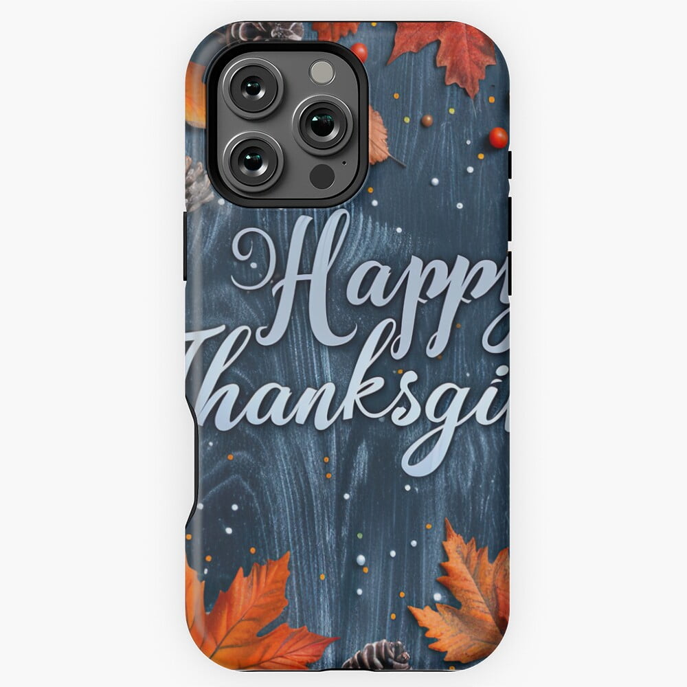 Festive Holiday Thanksgiving Phone Case for iPhone 11 12 13 14 15 16 17 ...