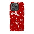 Festive Holiday Winter Pattern Seamless Design Phone Case 17 16 15 14 ...
