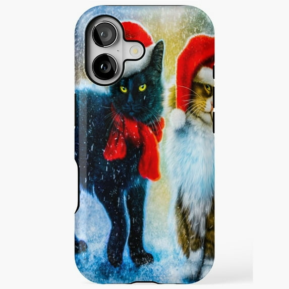 Festive Holiday Xmas Abstract Art Design Phone Case with iPhone 17 to ...