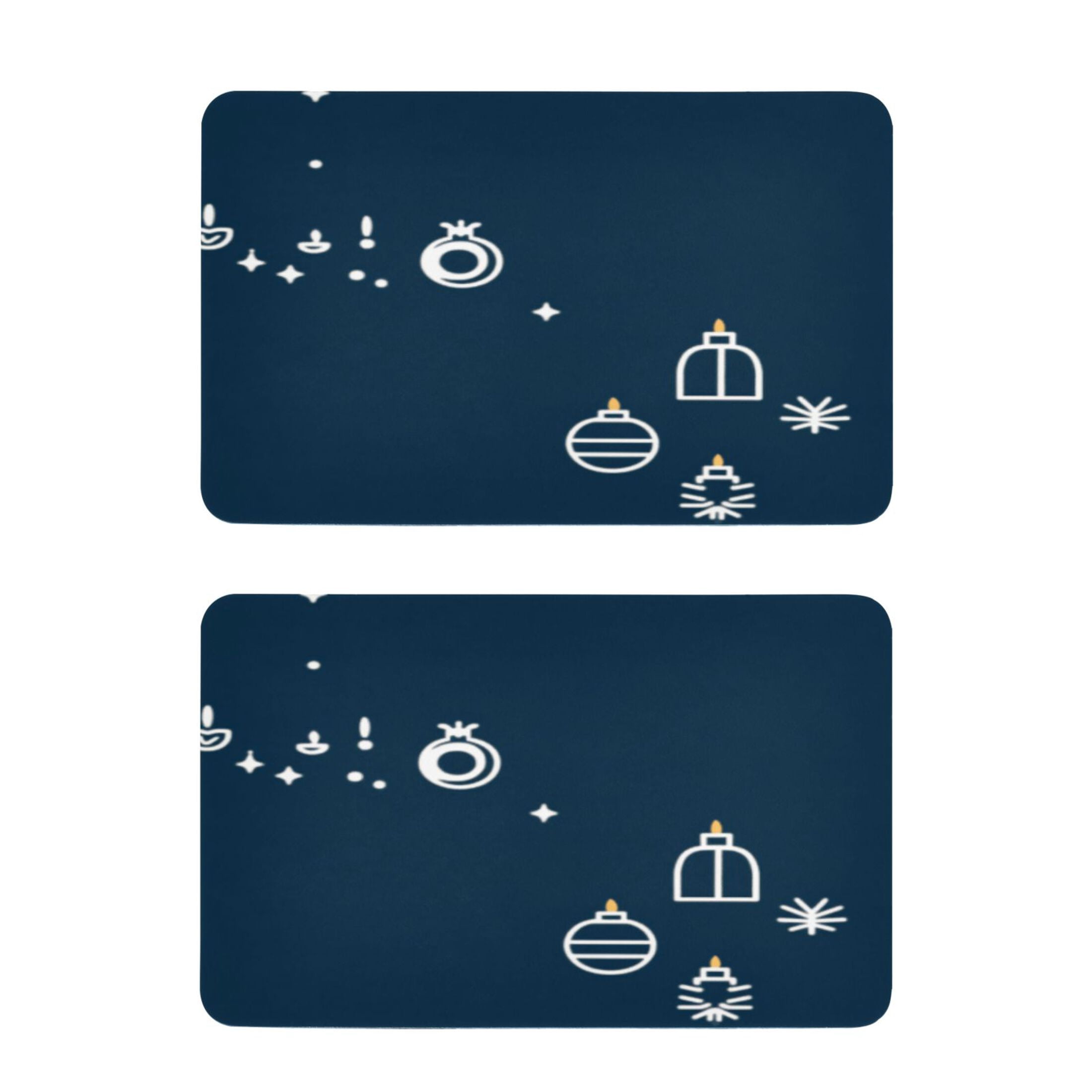 Festive Icons 2 Pack 4x2.5 Inch Magnetic Stickers Thick and Strong for ...
