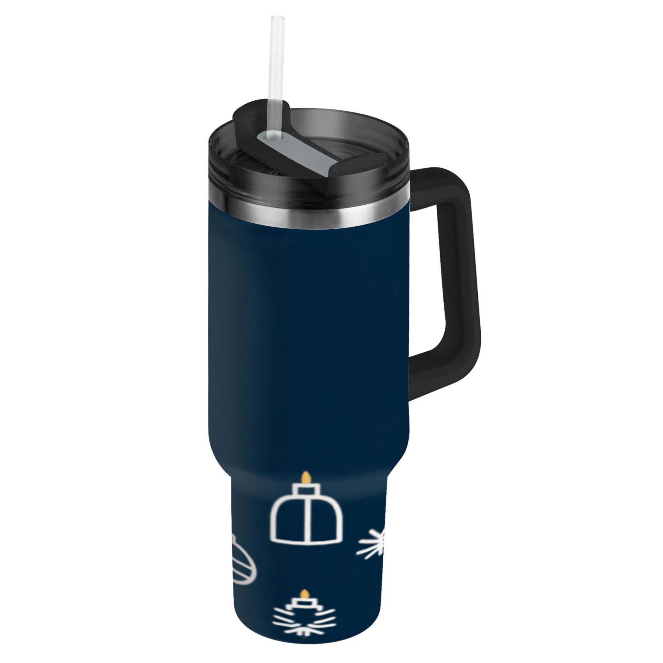 Festive Icons Insulated Tumblers 40oz Double-Walled Stainless Steel ...