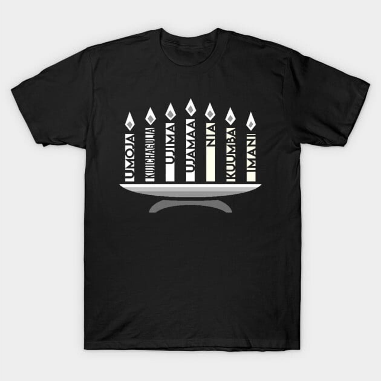 Festive Kwanzaa Candles Holiday Celebration Party Graphic, H40357 T ...