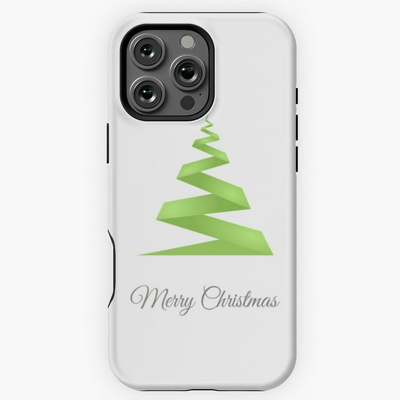 Festive Merry Christmas Tree Phone Case for iPhone 11 12 13 14 15 16 17 ...