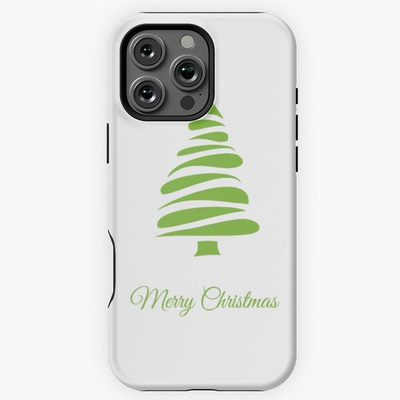 Festive Merry Xmas Tree Holiday Cheer Phone Case for iPhone 17 16 15 14 ...