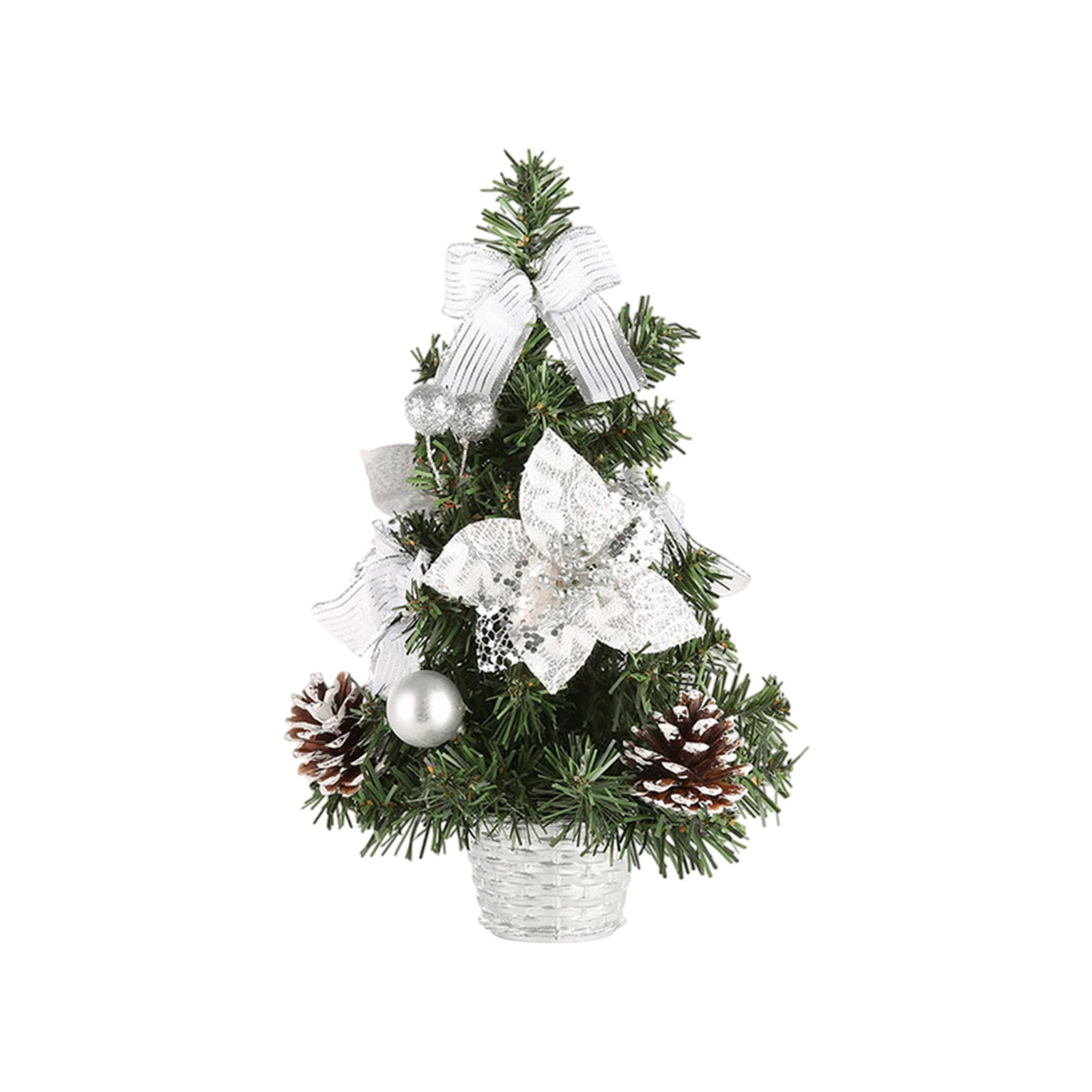 Festive Mini Artificial Christmas Tree with Retractable Design, Elegant ...