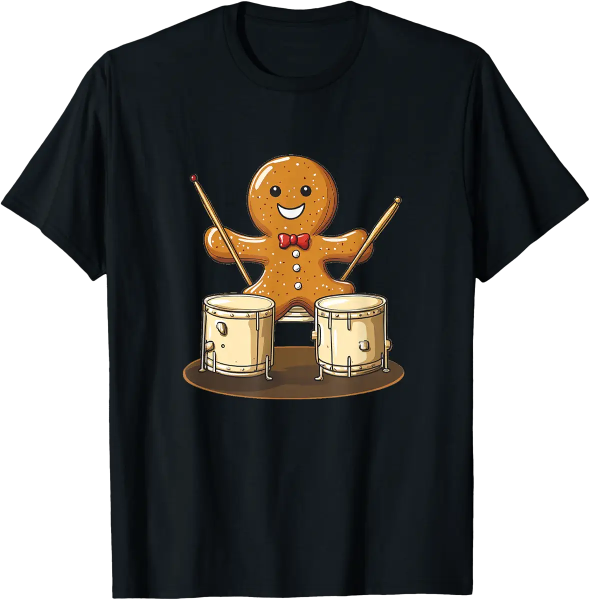 Festive Music Vibes With This Gingerbread Man T-Shirt - Walmart.com