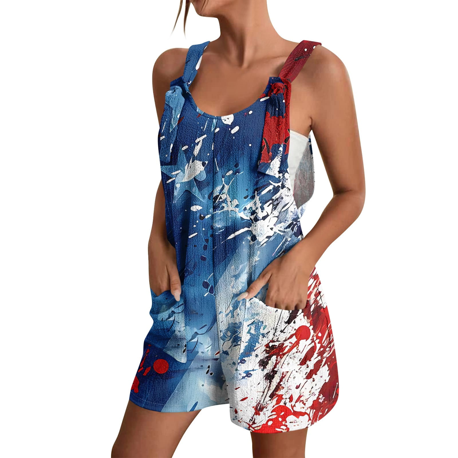 Festive Print Summer Festival Clothing, One Piece Jumpsuits for Women ...