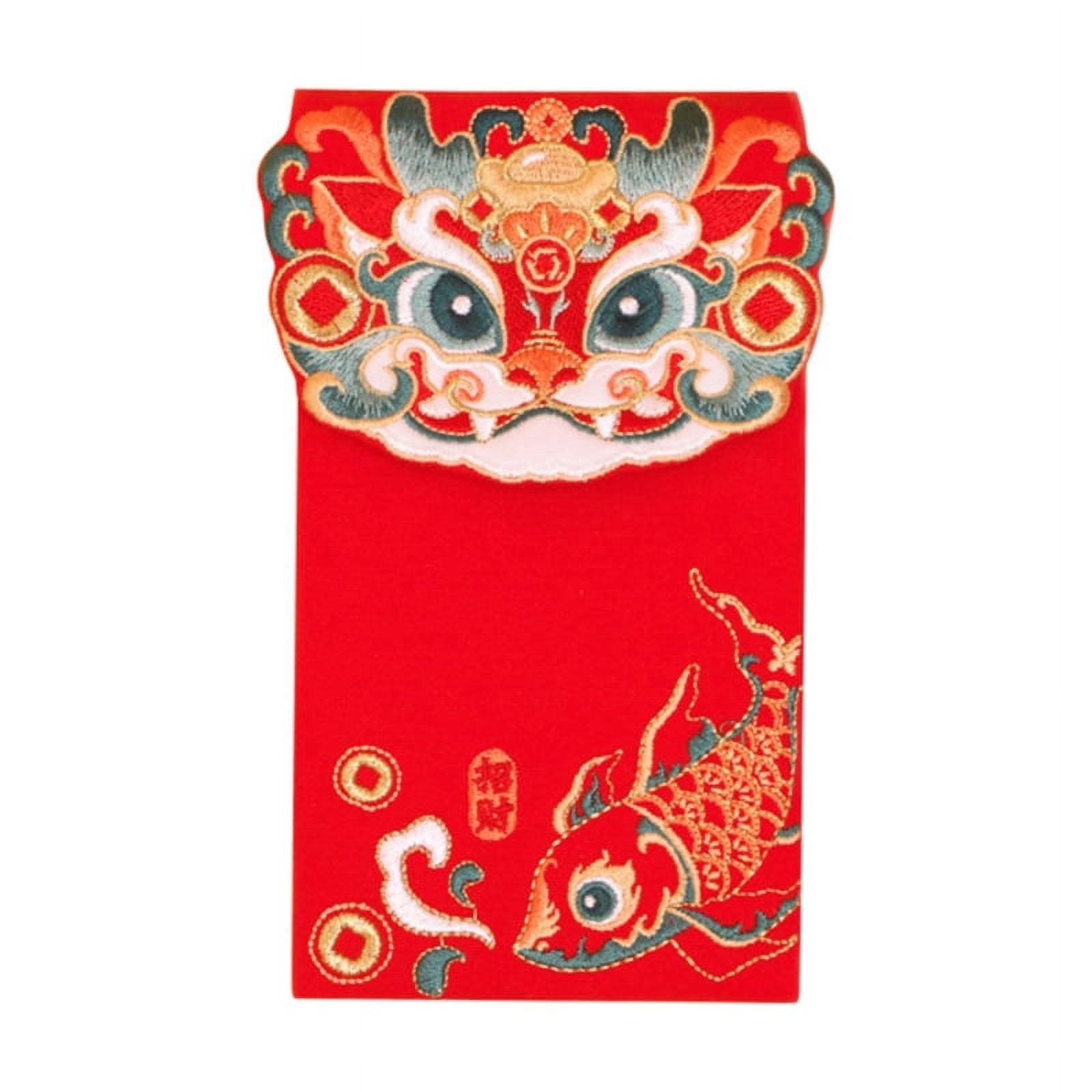 Festive Red Envelopes 2024 Dragon Year Money Pocket Lucky Money ...