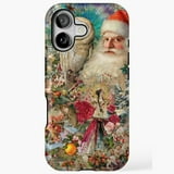 Festive Retro Collage Nostalgic Holiday Case for iPhone 17 to 11 Pro ...
