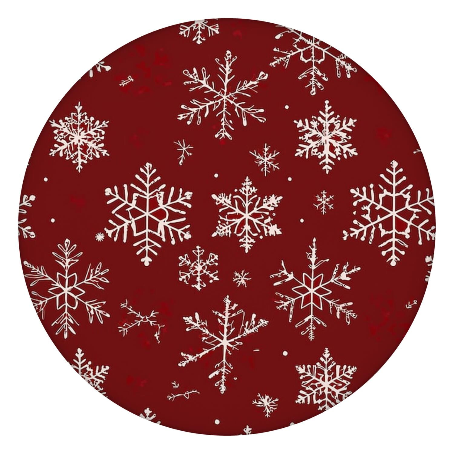 Festive Table Dressing Round Tablecloth with Elastic Hem, 44 Inch ...