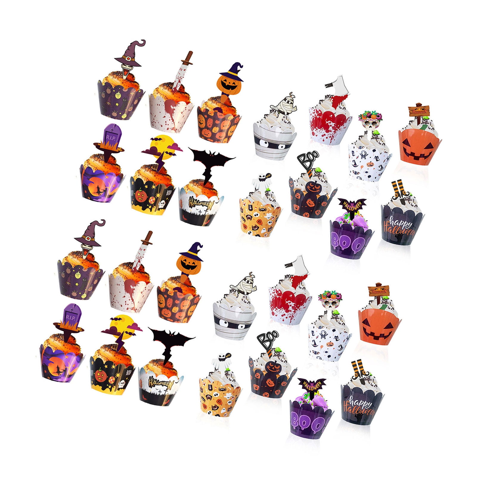 Festive Turkey Cupcake Toppers Safe Baking Supplies for Holiday School ...