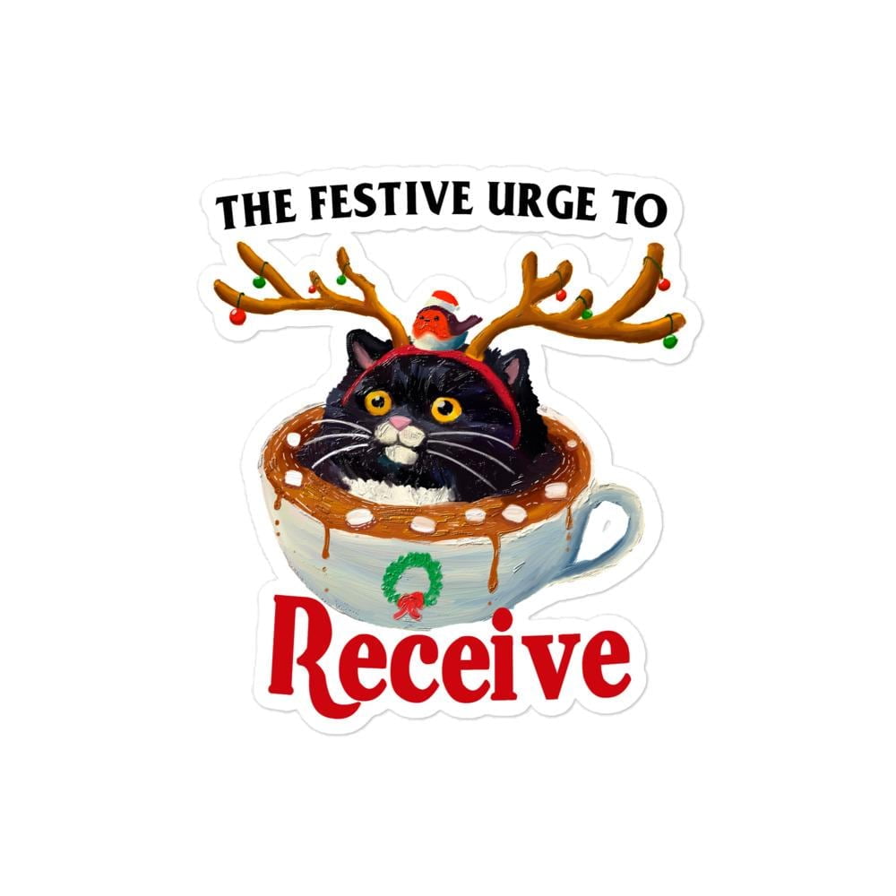 Festive Urge Bubble-free stickers vinyl decal cute sticker aesthetic ...