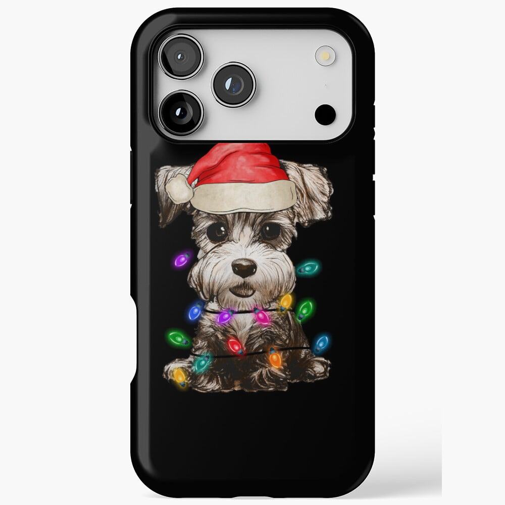 Festive Westie Dog Protective Case for iPhone 11 12 13 14 15 16 17 Pro ...