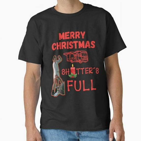 Festive Winter Disaster Parody with Retro Holiday Humor Art Unisex T-Shirt, up to size 5XL ...