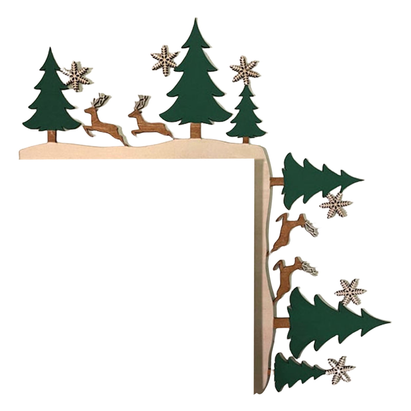 Festives Metal Door Frame Sign Door Corner Decoration for Christmas ...