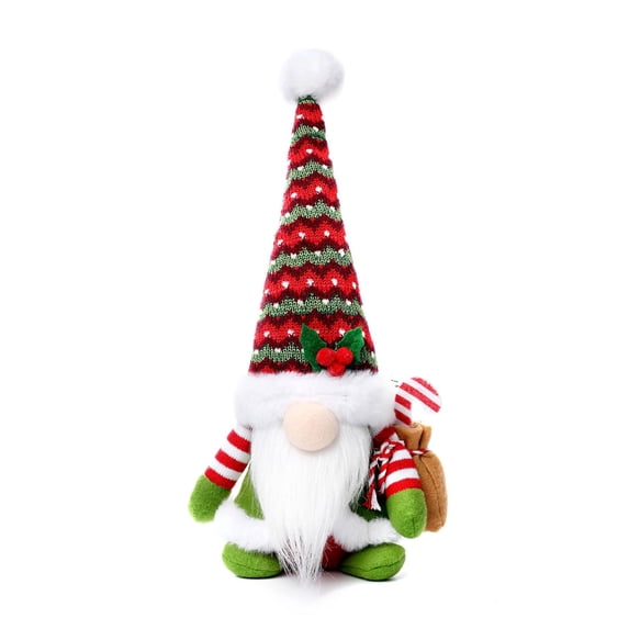 Festives Plush Santa Gnomes Doll Ornament with Sacks Bag Design ...