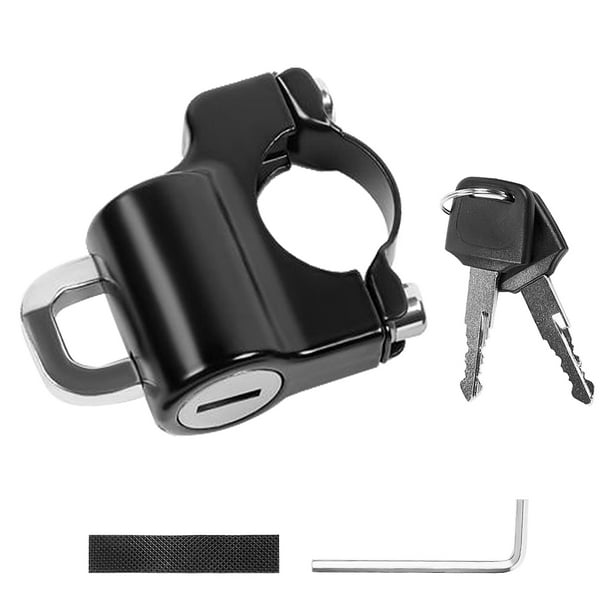 Festnight Motorcycle Helmet Lock -Theft Helmet Locks with 2 Keys and ...