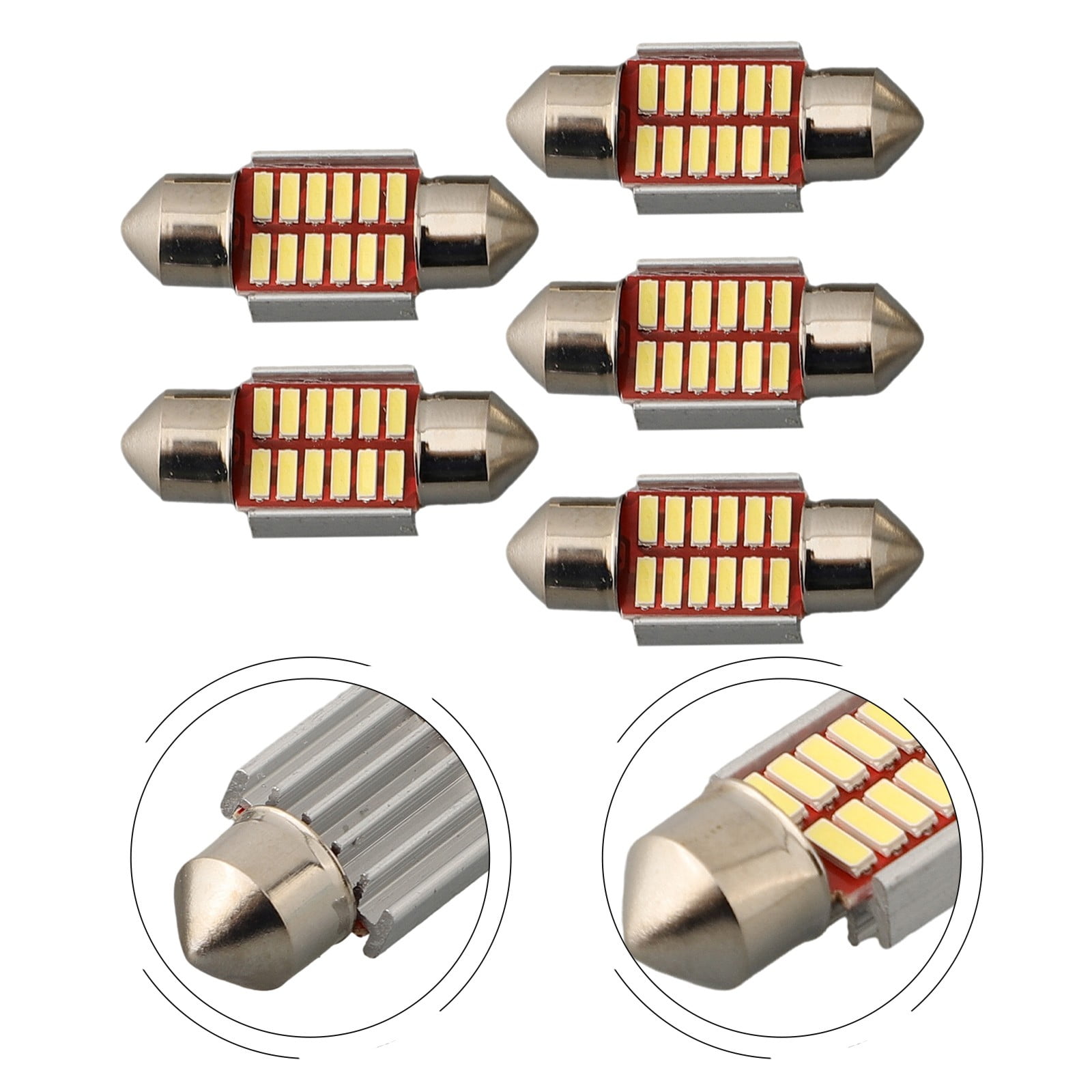 Festoon Canbus Number Plate Light 4014 Interior Car Bulbs 36/31mm LED ...