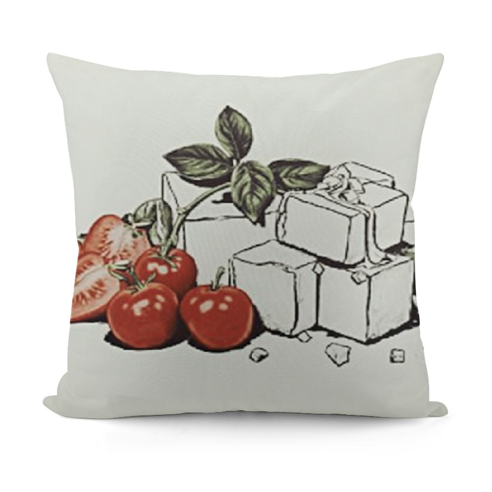 'Feta Cheese, Tomato & Basil'Pillow Cases - Walmart Business Supplies
