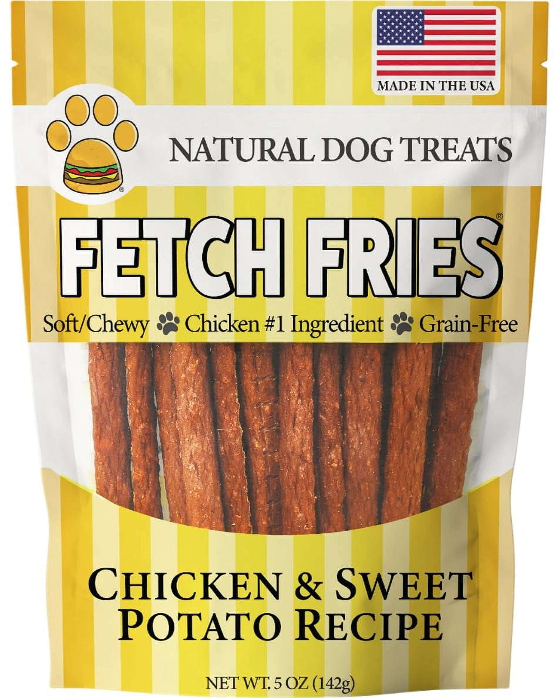 Fetch Fries Chicken and SBF3 Sweet Potato Dog Treats, Soft Chicken ...