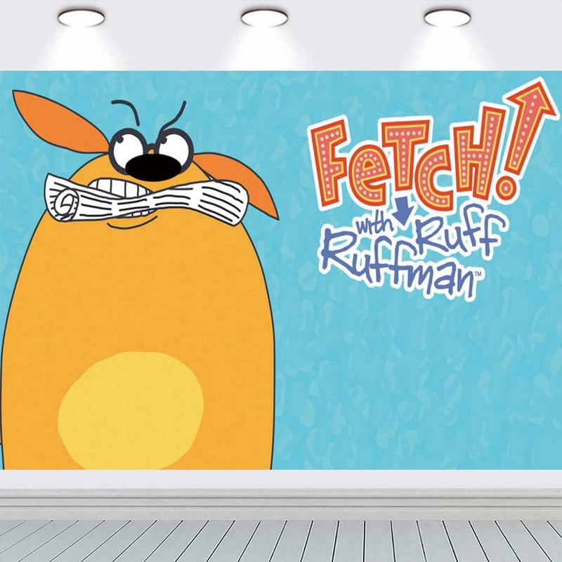 Fetch With Ruff Ruffman Backdrop Banner Party Supplies Poster Birthday ...