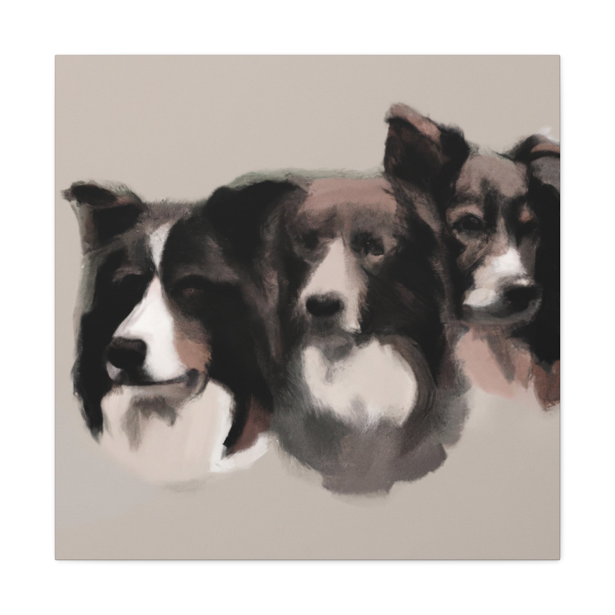 Fetching Border Collie - Canvas - Walmart.com