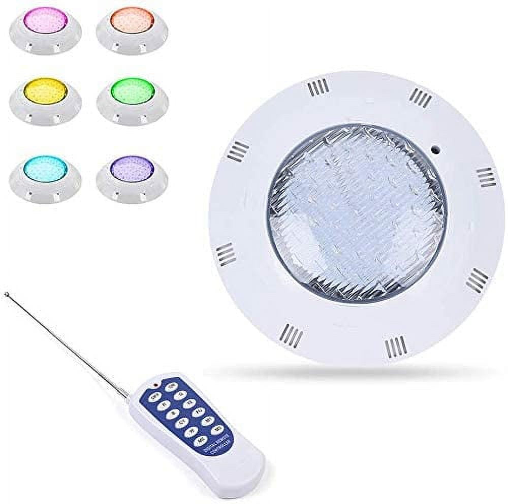 Fetcoi LED Swimming Pool Light, Underwater RGB Color Pool Spa Light ...