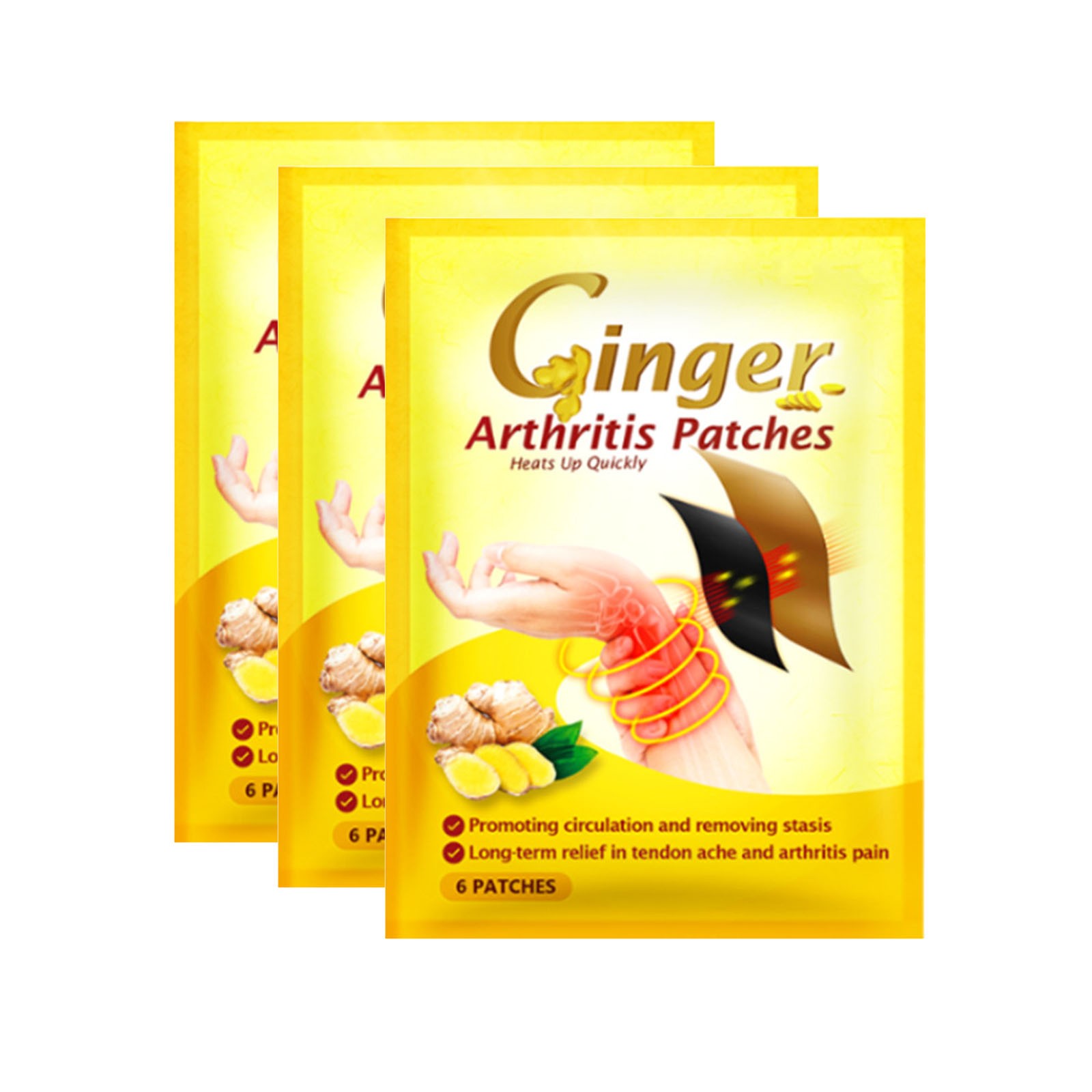 Feternal 6 Pieces Of Self-heating Joint Patch, Promote Blood ...