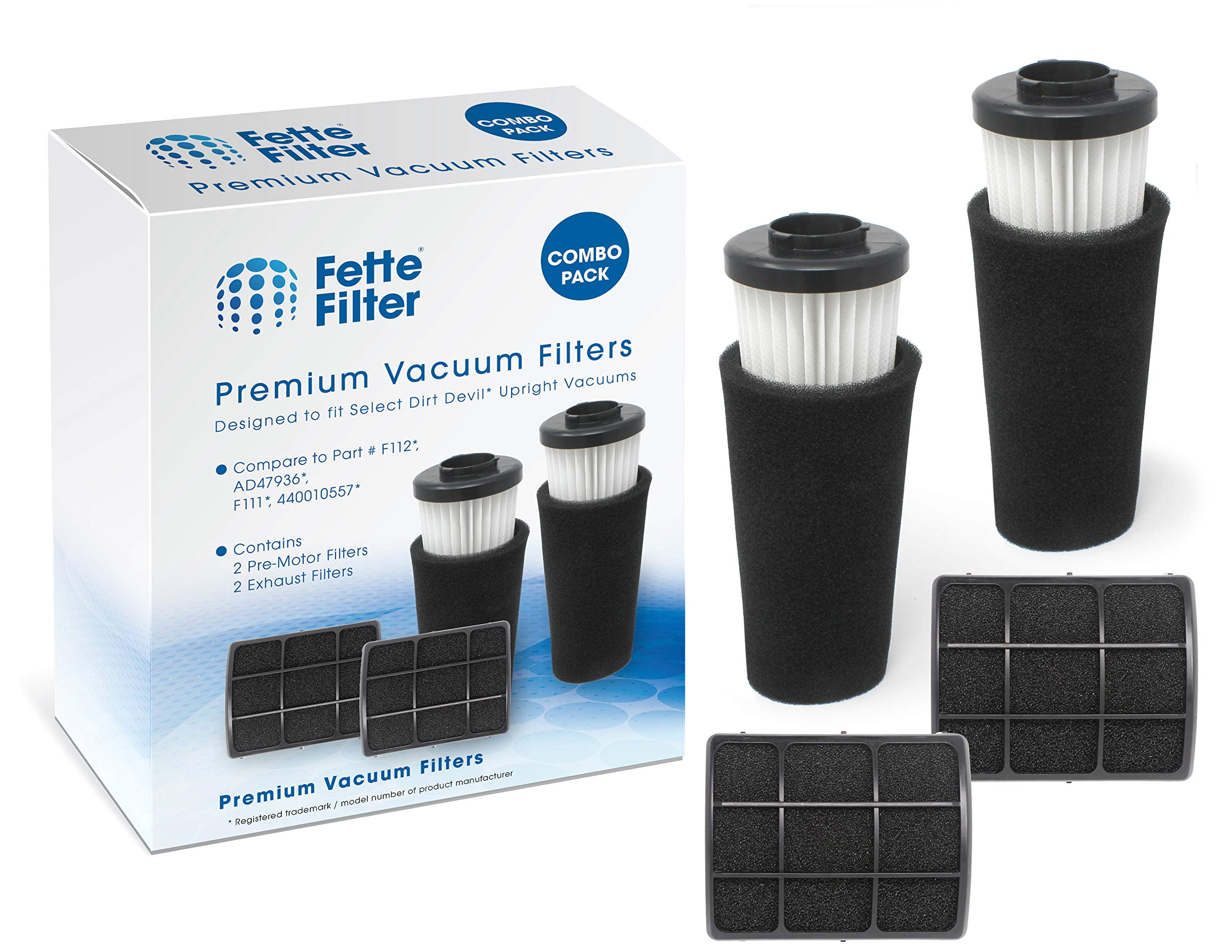 Fette Filter - Pre Motor Odor Trapping Filter & Inlet Filter Set ...