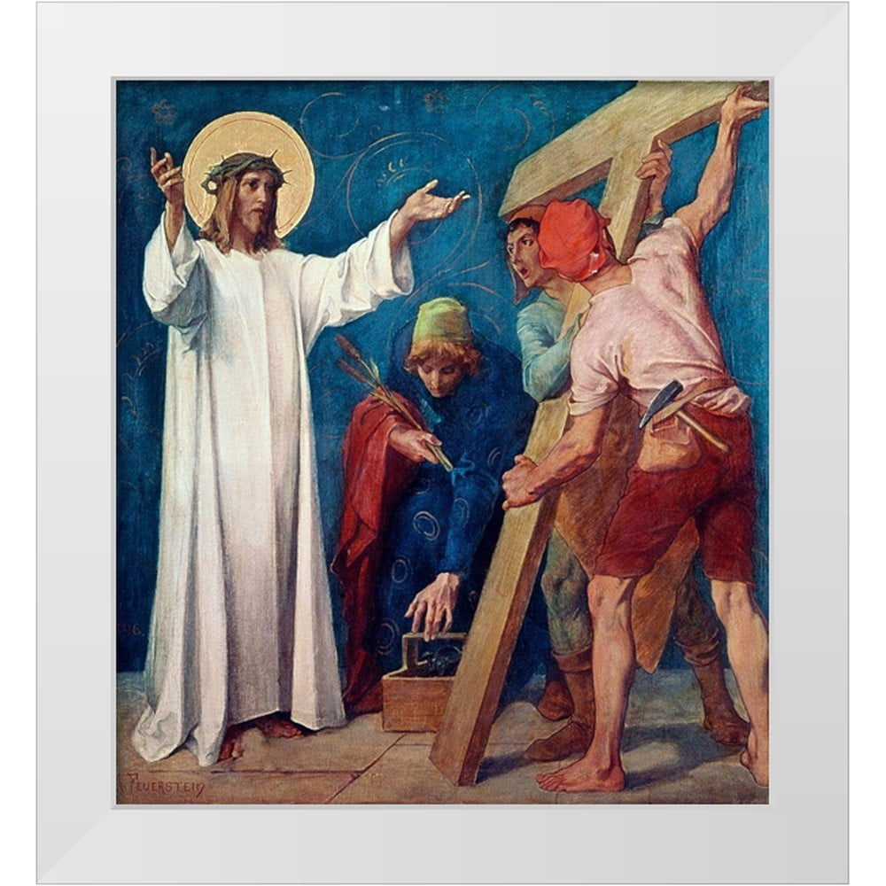 Feuerstein, Martin 20x22 White Modern Wood Framed Museum Art Print ...