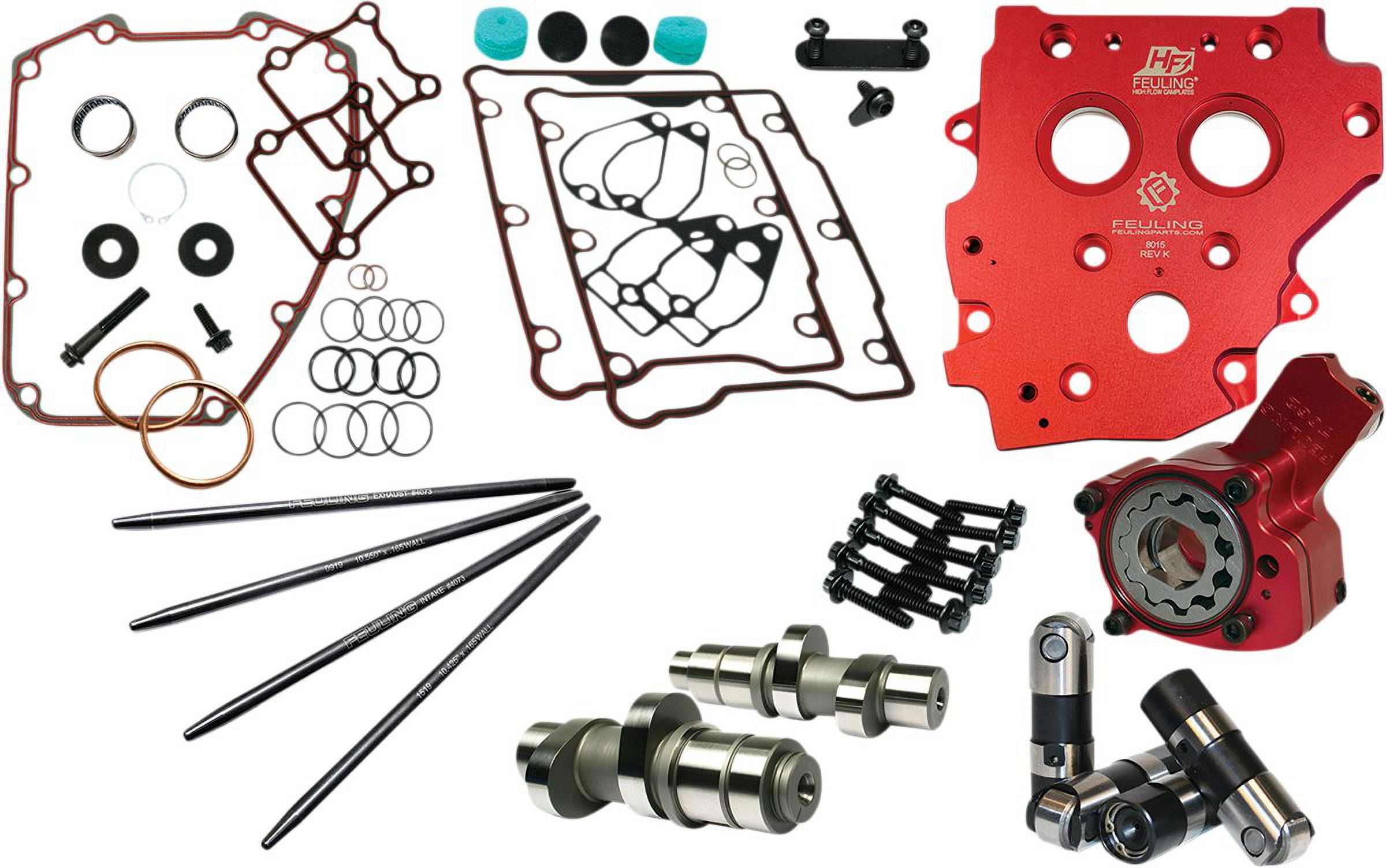 Feuling 630 Race Series Gear Drive Camshaft Kit w/ One Piece Pushrods ...
