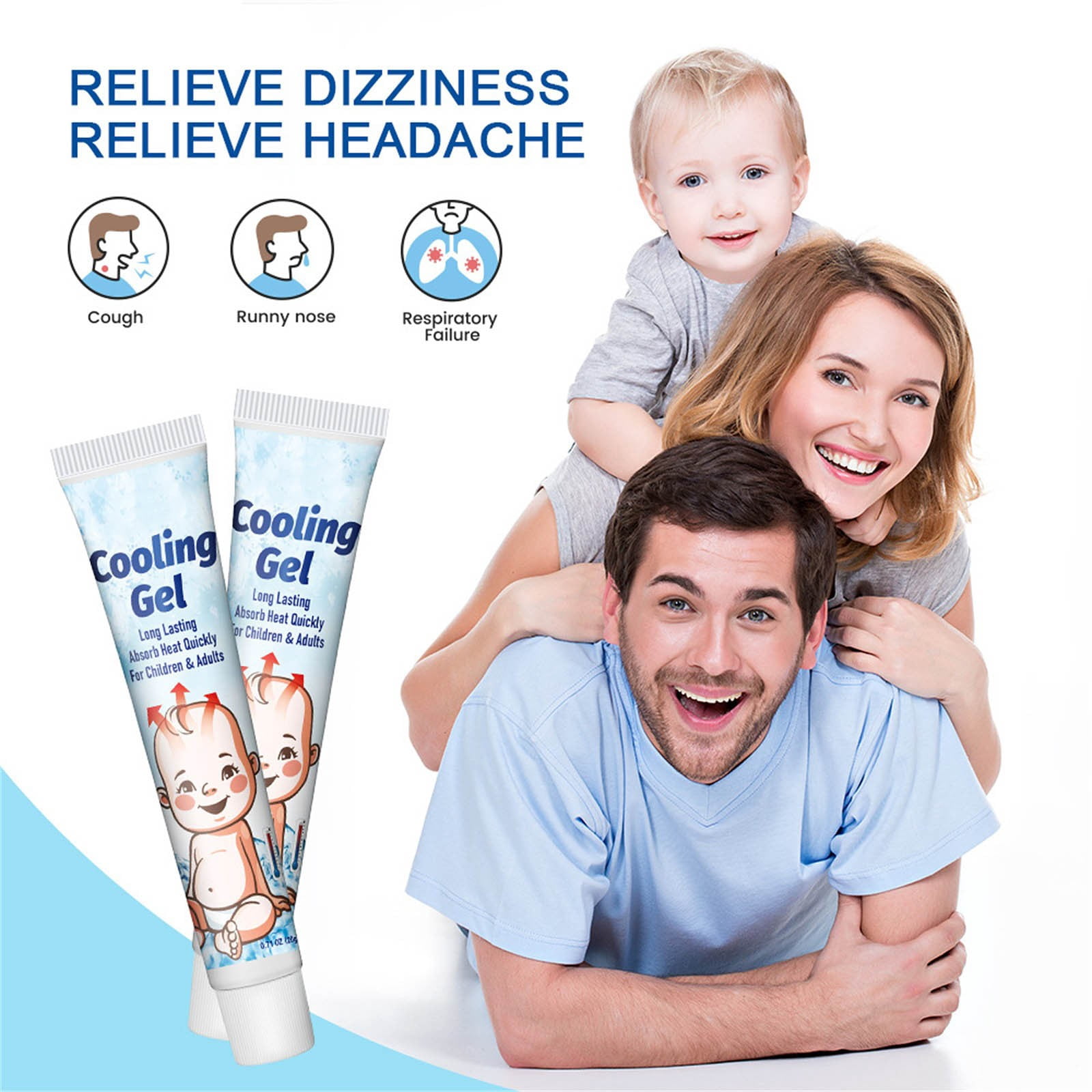 Fever Cool Gel , Cool Forehead Strips Cool Gel For Foot Baby Kids ...
