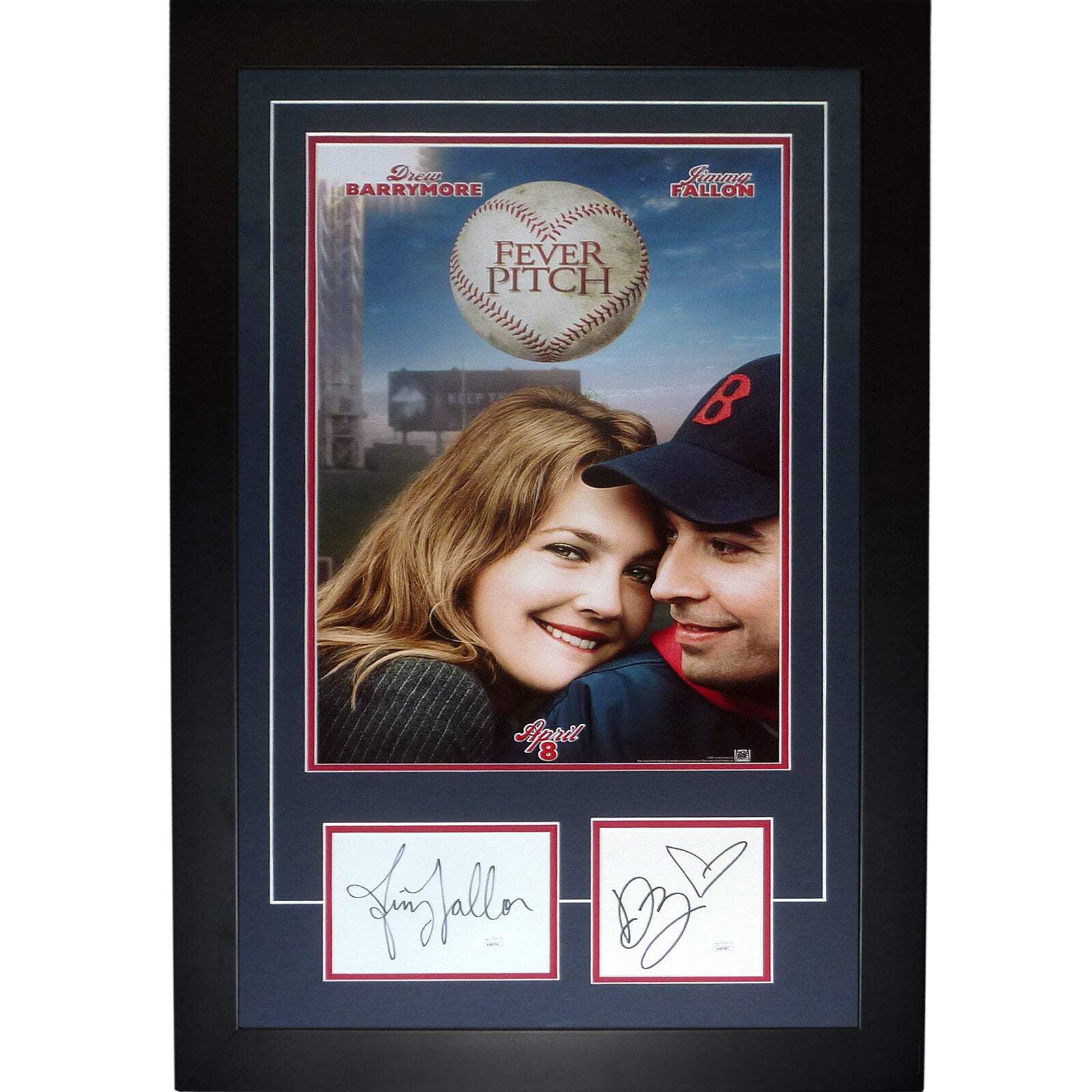 Fever Pitch 11x17 Movie Poster Deluxe Framed with Drew Barrymore And ...