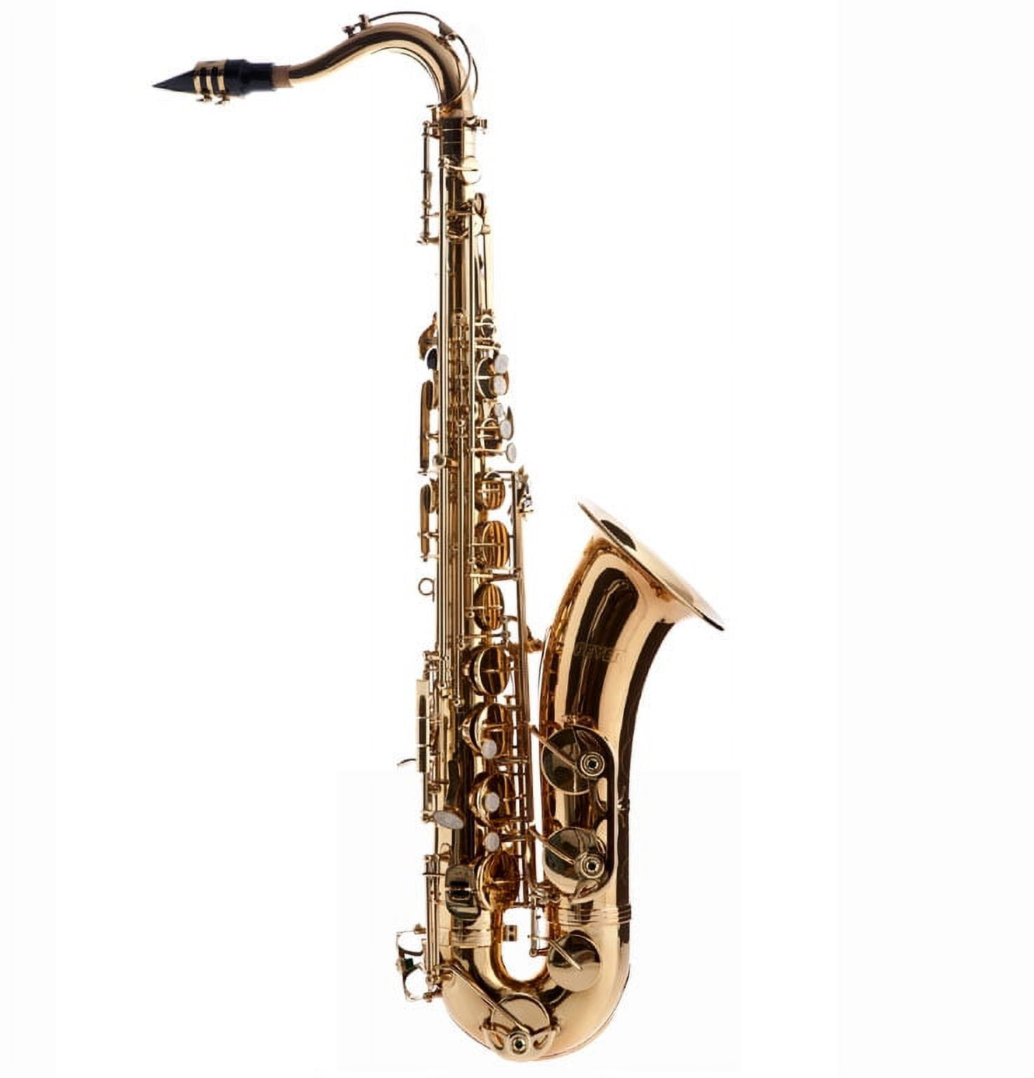 Fever Tenor Saxophone Lacquered Gold with Case, Mouthpiece and Reed ...