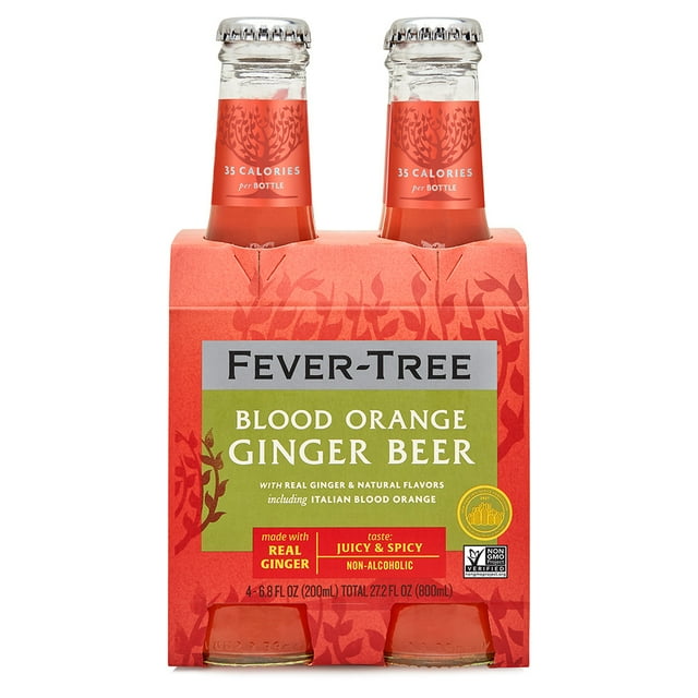 Fever-Tree Blood Orange Ginger Beer - Walmart.com