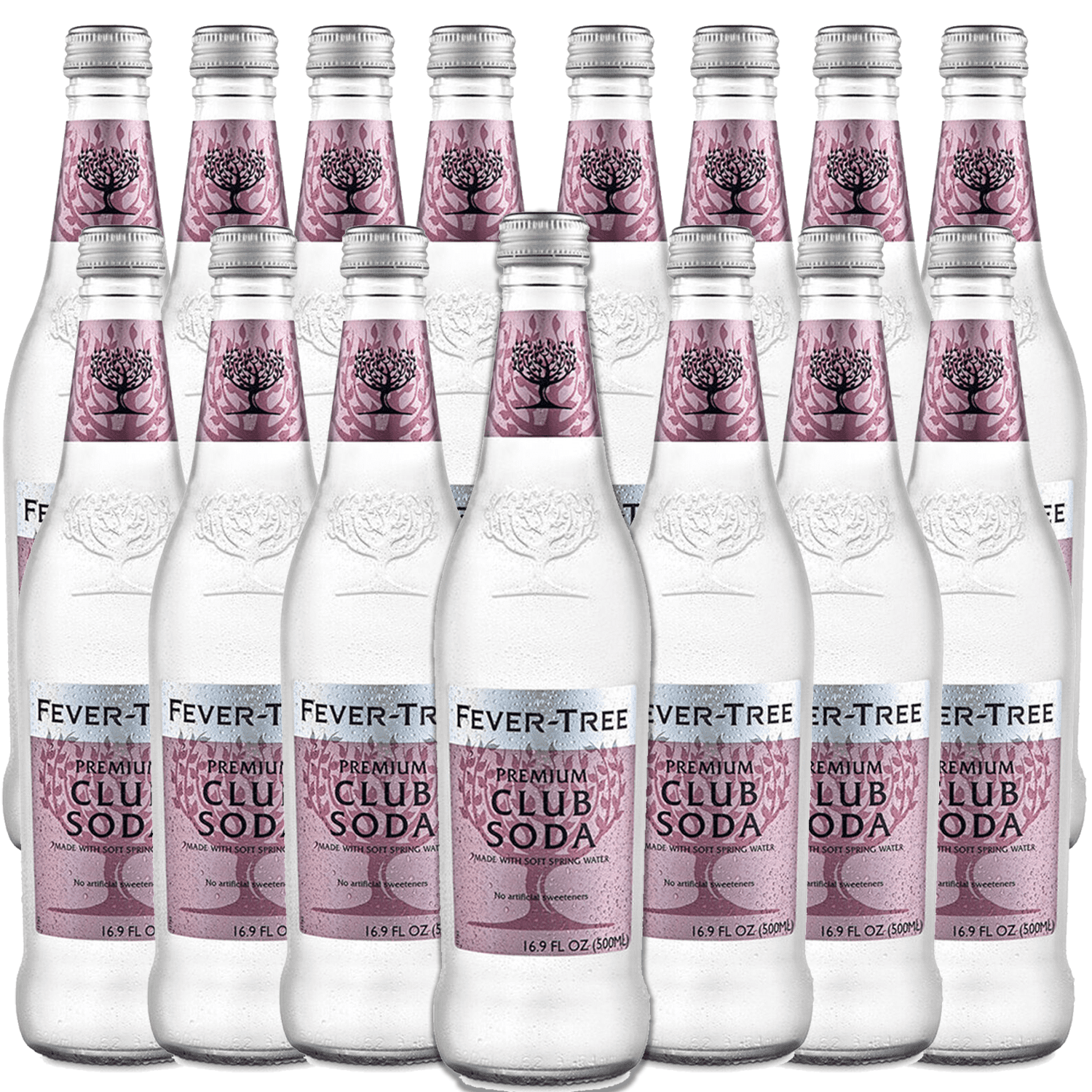 Fever Tree Premium Club Soda - Premium Quality Mixer & Soda - Refreshing Beverage for Cocktails ...