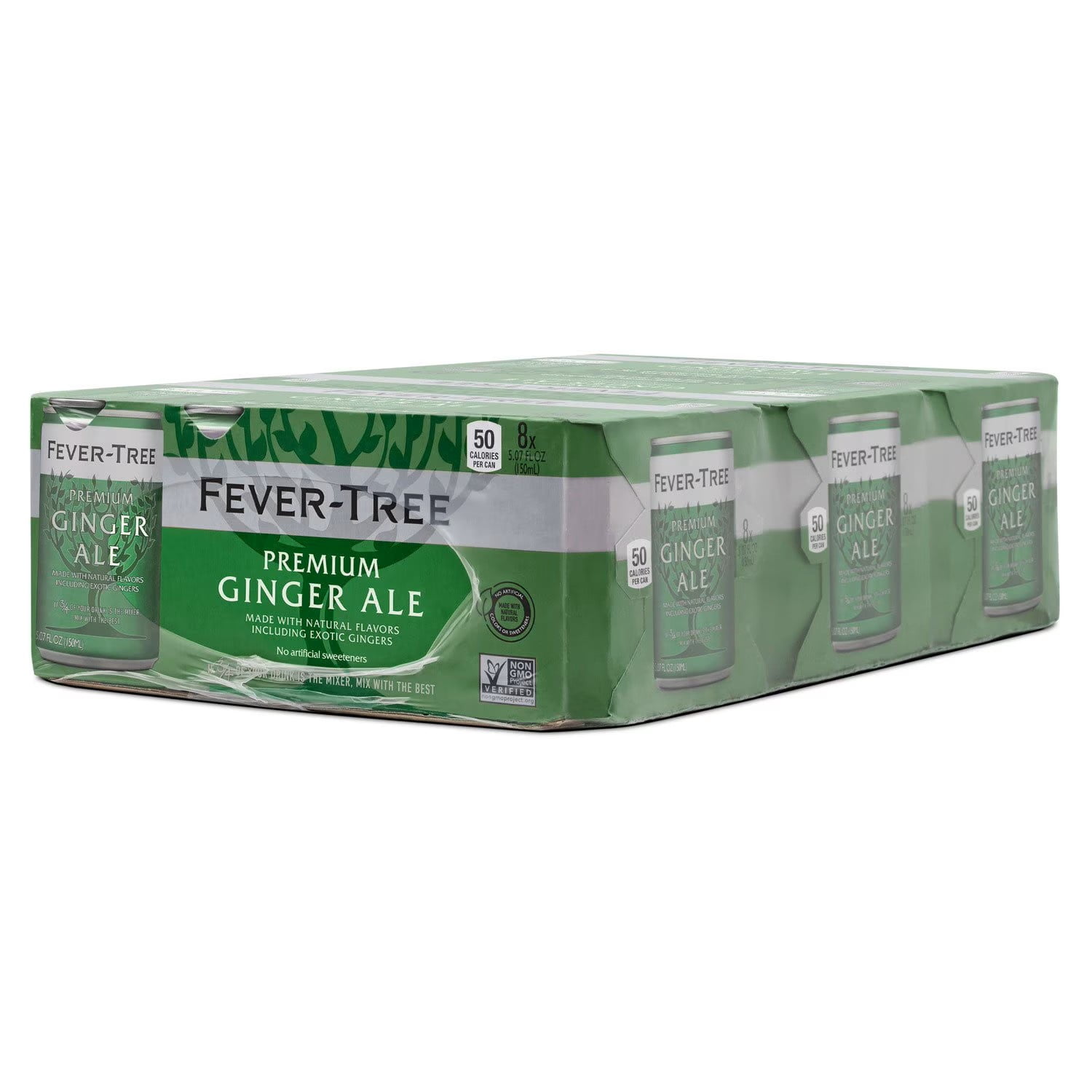 Fever-Tree Premium Ginger Ale, 5.07 Fl Oz Cans (24 Pack), No Artificial ...