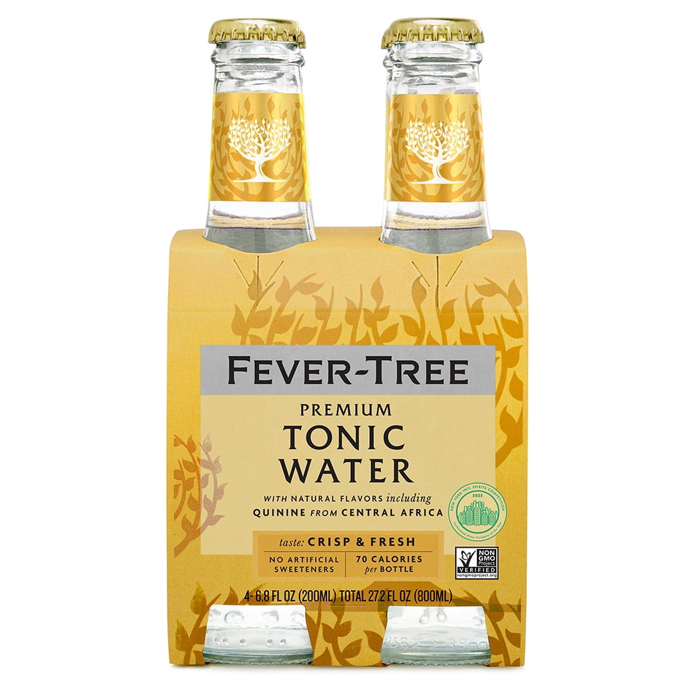 Fever Tree Premium Indian Tonic Water Bottles 4 pk/6.8 fl oz - Walmart.com