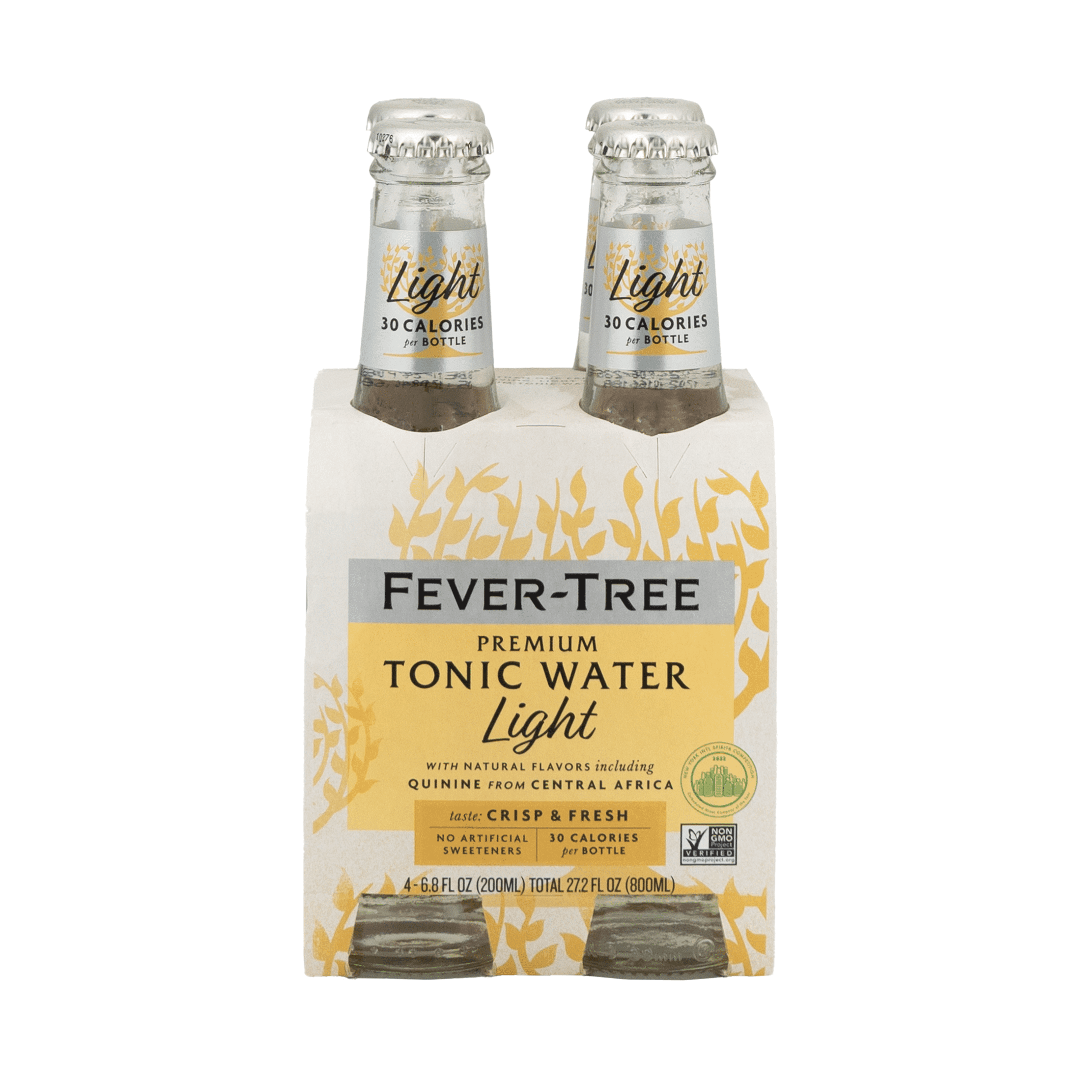 Fever-Tree Premium Light Indian Tonic Water,6.8oz, 4 Count, Glass ...