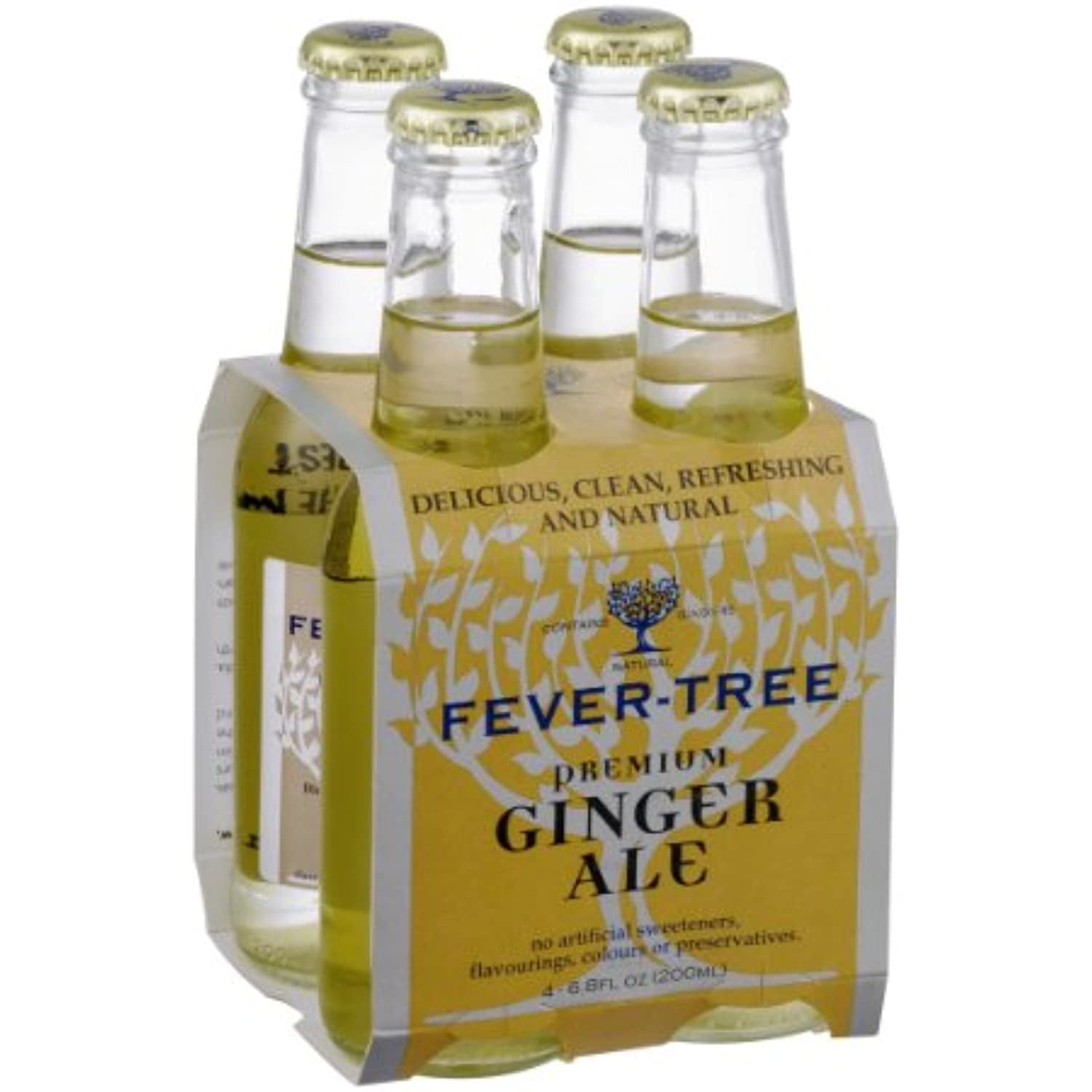 Fever Tree Soda 4Pk Ginger Ale - Walmart.com