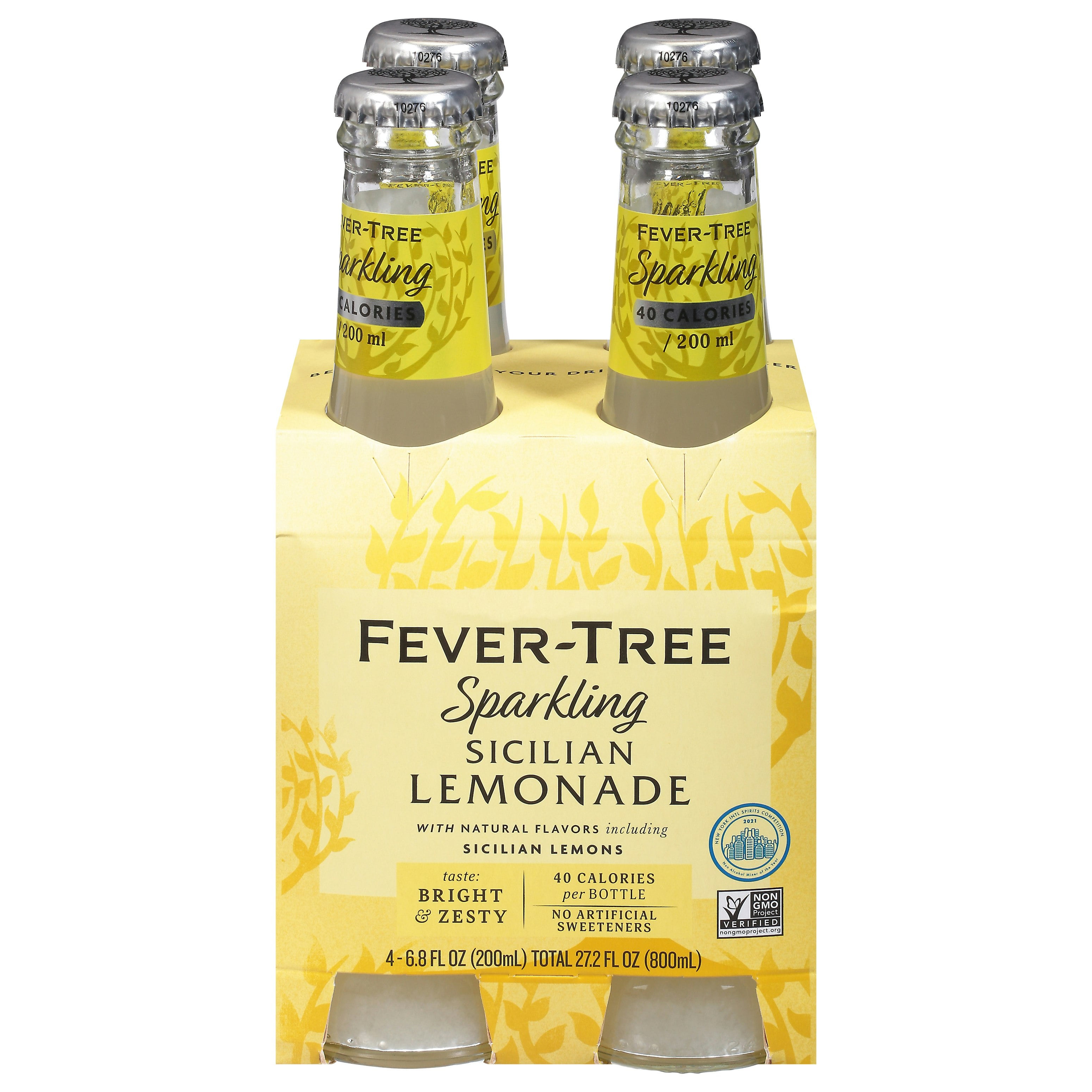 Fever-Tree Sparkling Sicilian Lemonade 27.2 fl oz (Pack of 6) - Walmart.com