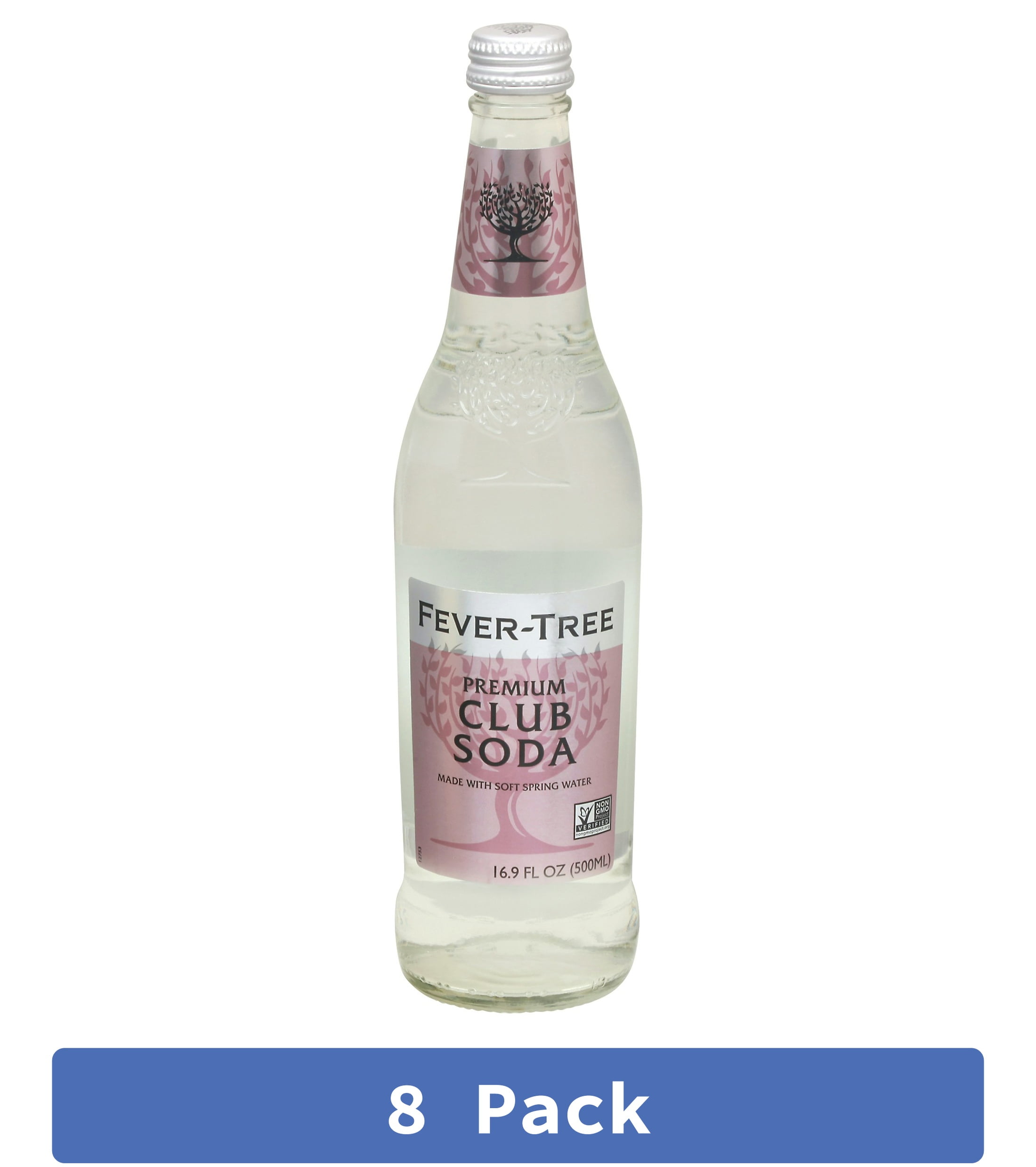 Fever-Tree Spring Club Soda 16.9 oz (Pack Of 8) - Walmart.com