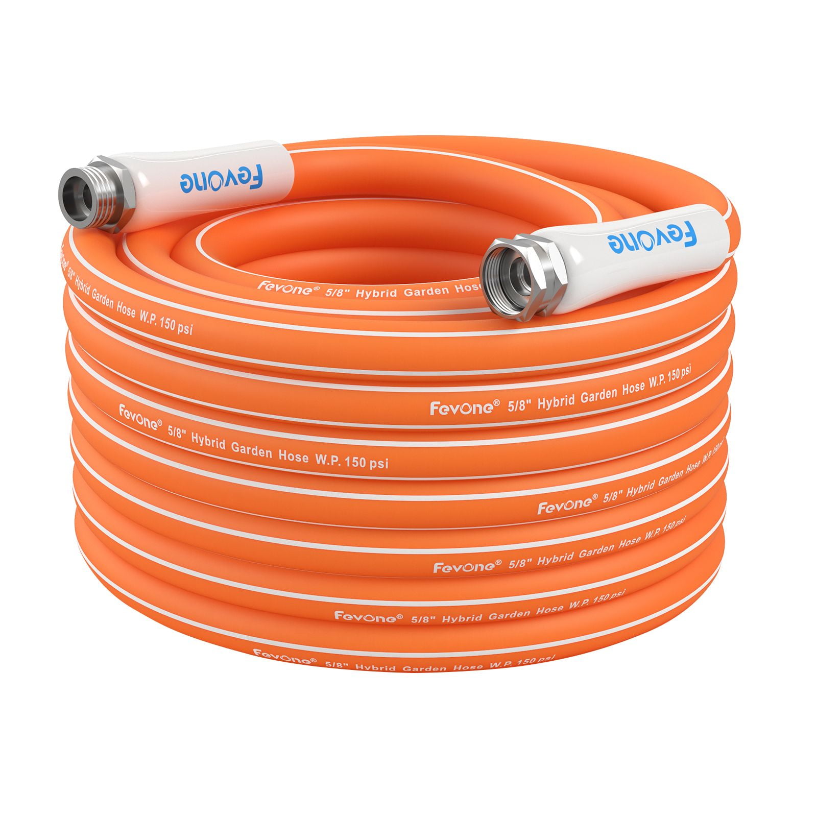 "Fevone 50ft x 5/8"" Lightweight, Heavy Duty Garden Hose, Kink Free ...