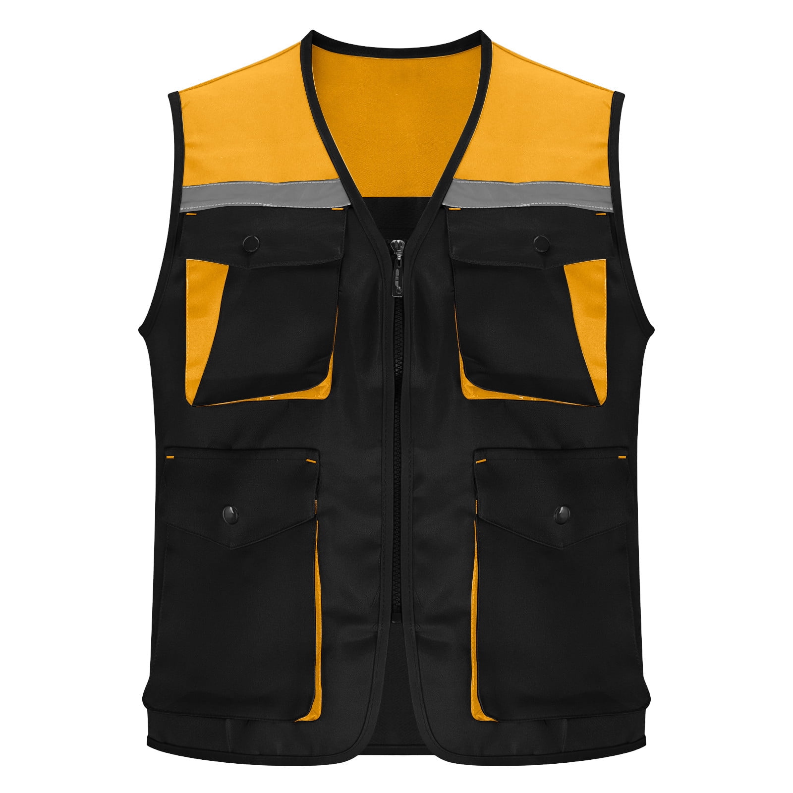 Fewfanhot Men's & Women's Multi-Pocket Utility Vest, Durable Travel ...