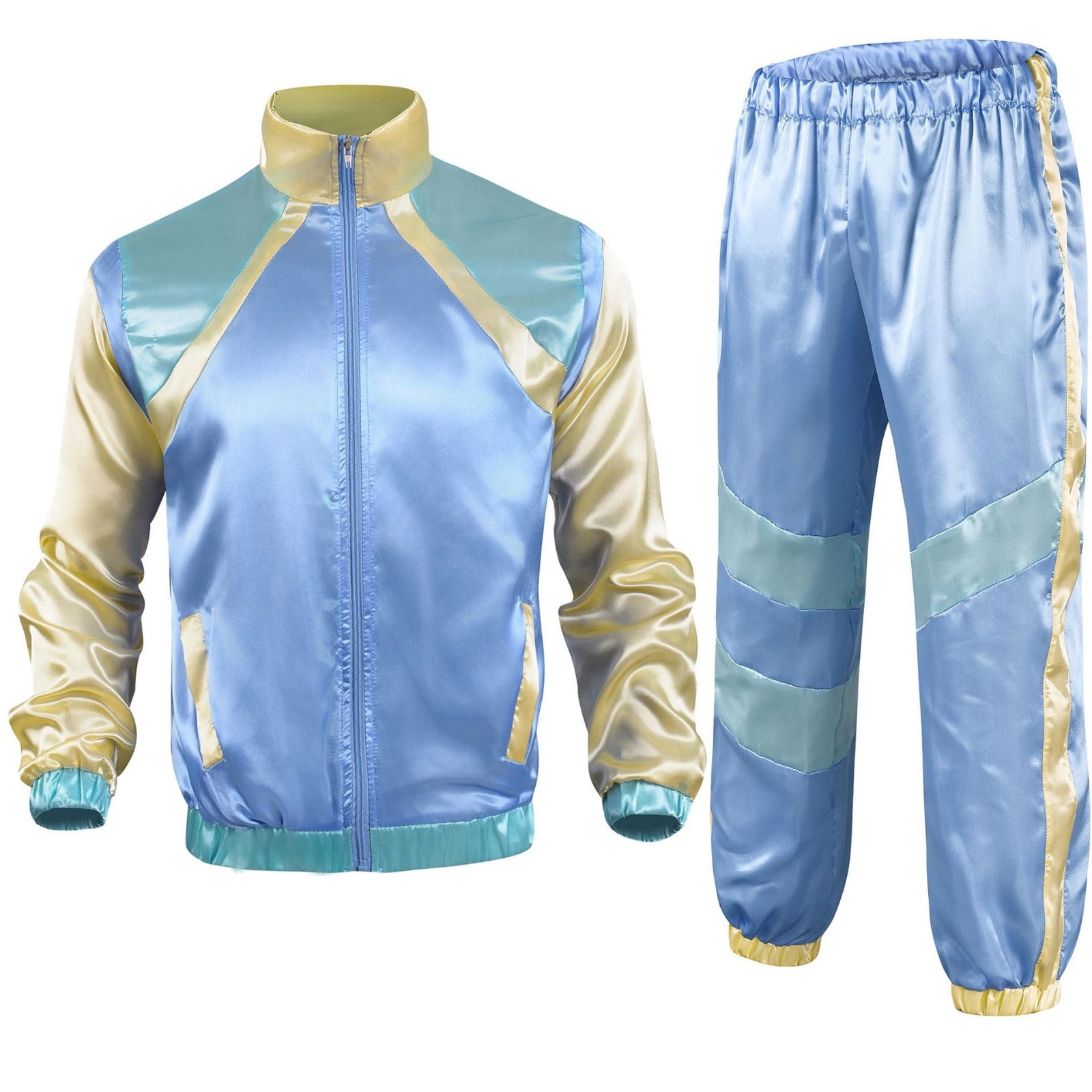 Fewfanhot Mens Sweatsuits 2 Piece Set Tracksuit Windbreaker Set Couples ...