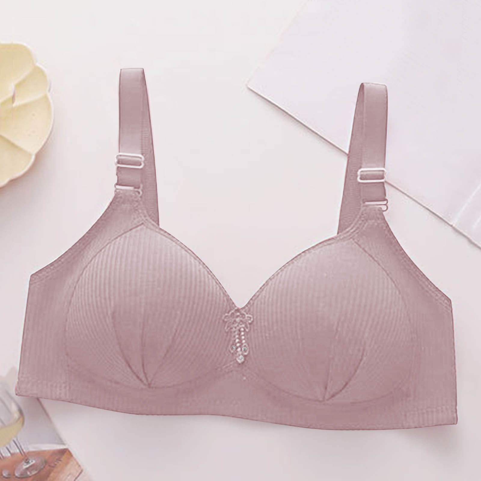 Fewfanhot New Arrival Womens No Steel Rim Bra Ultra Soft Stretch Nylon ...