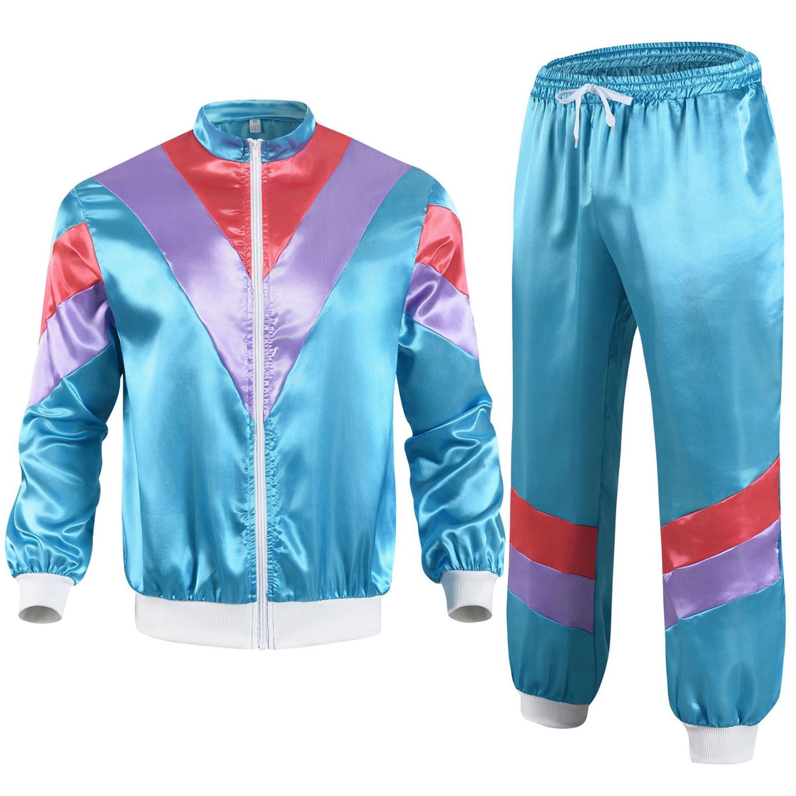 Fewfanhot Sweatsuits for Men Tracksuit Windbreaker Set Couples 90s ...